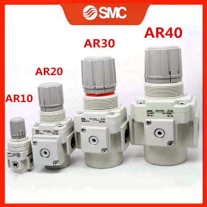 SMC减压阀AR20/AR30/AR40-F01/F02/F03/F04/B/G/BG/H/E/BE-B-R-A AR20-F01E带内置表 ...