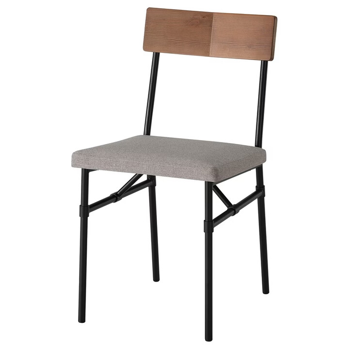 宜家（IKEA）【新品】GROTAN格若通椅子靠背椅软垫餐椅家用久坐 深米色椅子【图片 价格 品牌 报价】-京东