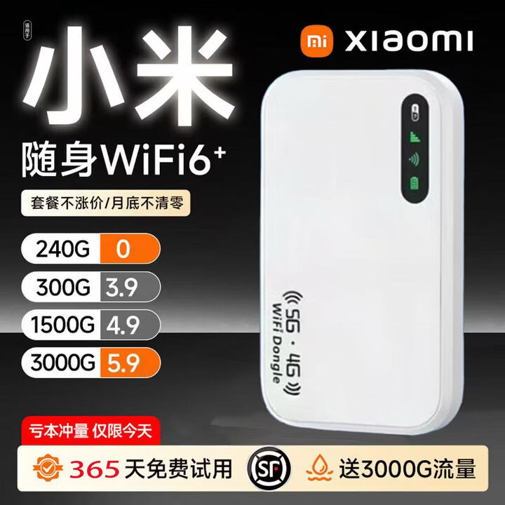 小米（MI）优选2025新款Wi无线网6随身WlFl5G千兆穿墙王家用路由器7wlfi 5G全网通【天使版】提速5999%【图片 价格 品牌 ...
