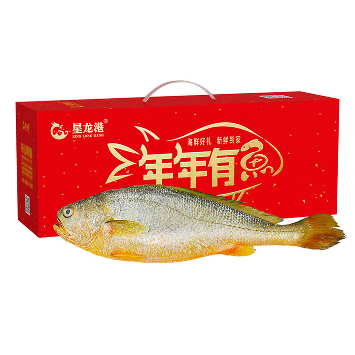 【星龙港（XING LONG GANG）1】星龙港鲜活捕捞大黄鱼礼盒（1000g单条装）【行情 报价 价格 评测】-京东
