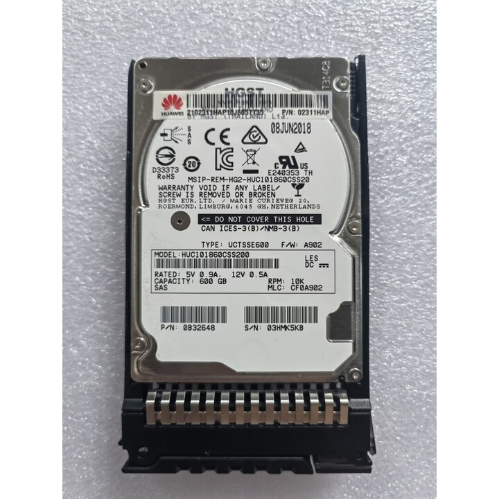 日立（HITACHI） HUC101860CSS200 600GB 10K 12G 2.5寸SAS华为02311HAP ...