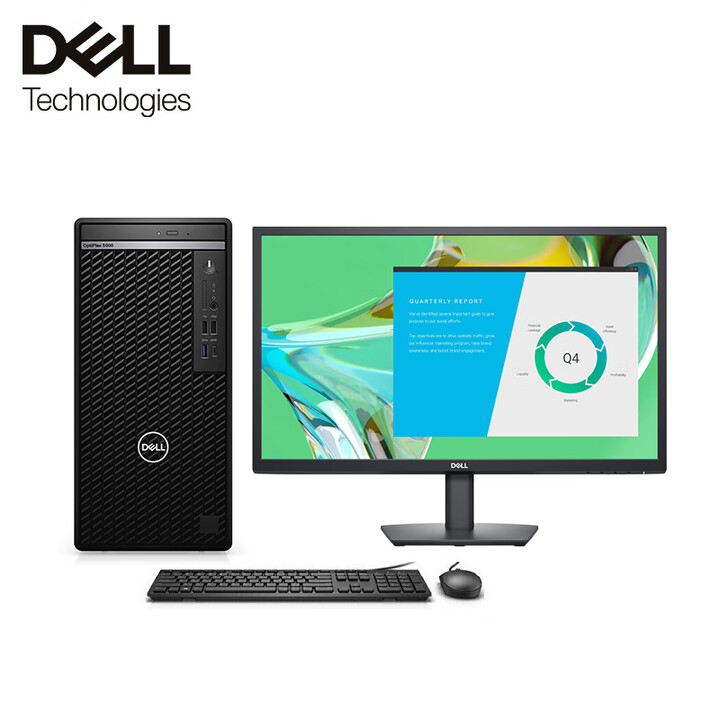 【戴尔OptiPlex 5000MT】戴尔（DELL）OptiPlex 5000MT 商用台式机电脑办公套机 I7-12700 16G ...
