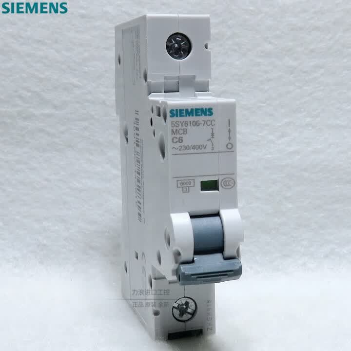 西门子（SIEMENS）空开 小型断路器 5SY6 MCB 空气开关 1P C型 5S 5SY6106-7CC1PC6A【图片 价格 品牌 ...