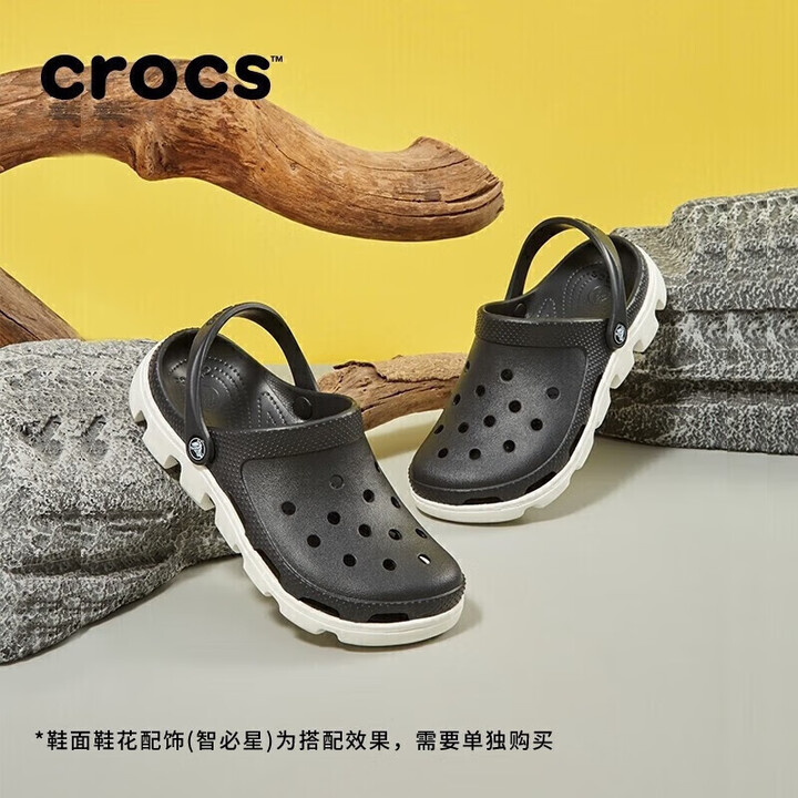 【卡骆驰11991】CROCS卡骆驰运动迪特沙滩鞋11991 黑色/白色-066 40(250mm) 【行情 报价 价格 评测】-京东