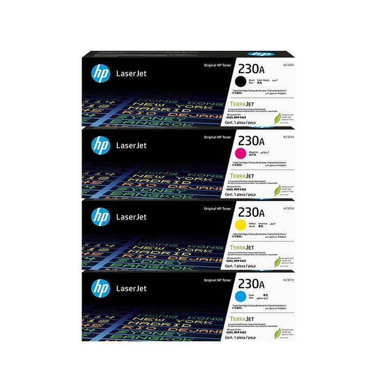 【惠普（HP）W2300A-3A四色】惠普（HP）230A硒鼓W2300A 适用于M4203dw M4303dw M4303fdw 230A黑 ...