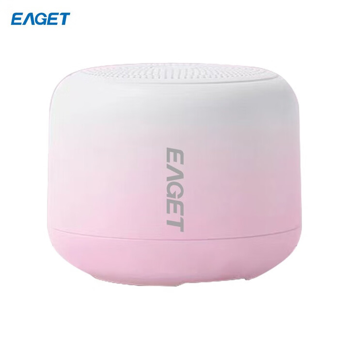忆捷（EAGET）EK01蓝牙音箱 360度环绕立体声震撼低音音效 蓝牙V5.1播放小巧便携迷你 粉色【图片 价格 品牌 报价】-京东