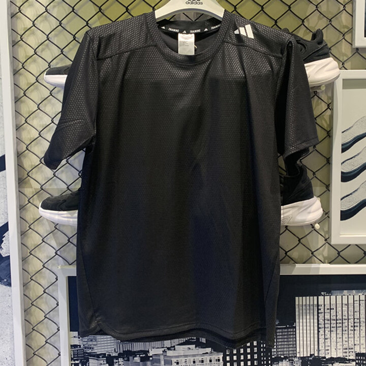 阿迪达斯 （adidas）短袖男士夏季训练健身运动服时尚圆领透气休闲T恤IL1381 IL1381 M【图片 价格 品牌 报价】-京东