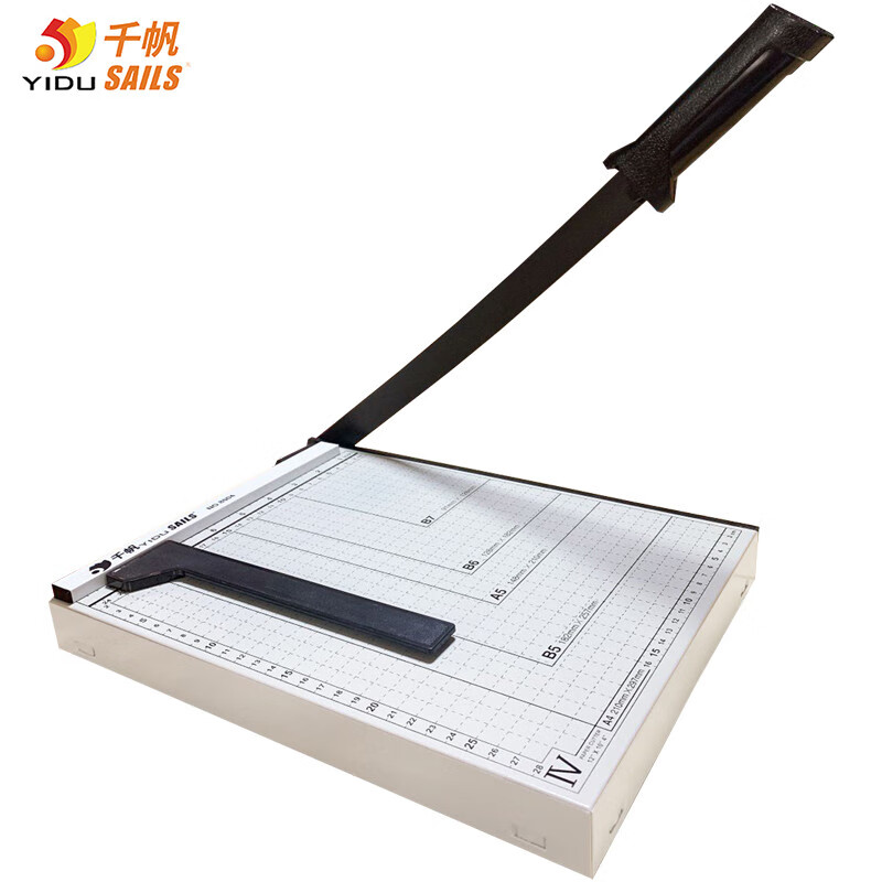 千帆（YIDU SAILS）钢制切纸机切纸刀A4 办公裁纸机裁纸刀300x250mm-融创集采商城