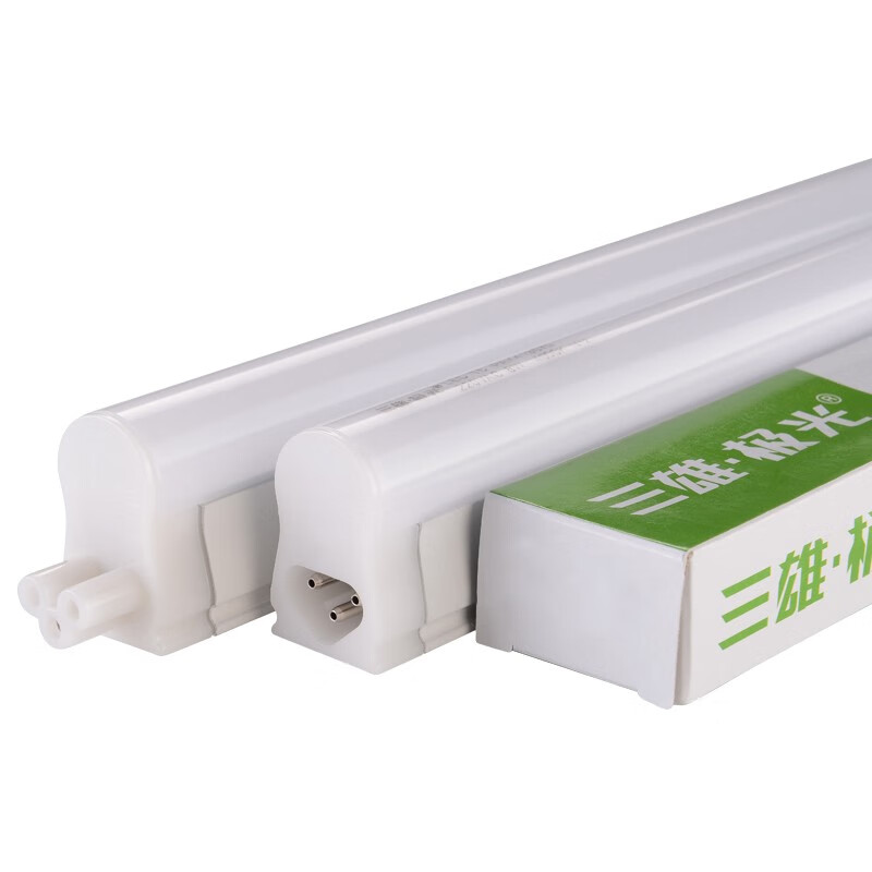 三雄极光pak T5丽致系列LED一体化全套支架灯管 8W 黄光3000K 0.6米（定制）-融创集采商城