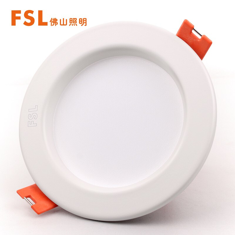 佛山照明（FSL）筒灯LED玄关防雾灯吊顶天花灯5W2.5寸白光6500K全白钻石三代 单支装（量大定制）-融创集采商城