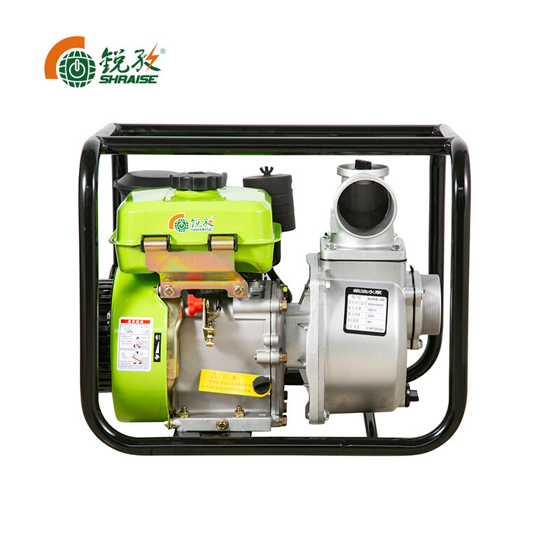 RAISE G-POWER上海锐孜四冲程柴油抽水泵3英寸/80mm口径手启动80KB-3D-融创集采商城
