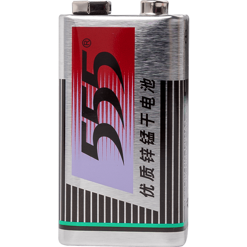 555电池9V九伏碳性电池1粒挂装玩具/遥控器/无线麦克风/电子仪表-融创集采商城