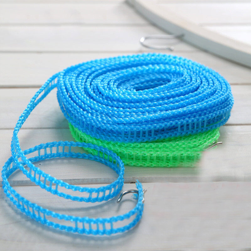 驰动 户外旅游防滑防风晾衣绳晒被绳 便携晾衣绳子晒衣绳多功能 颜色随机5M-融创集采商城