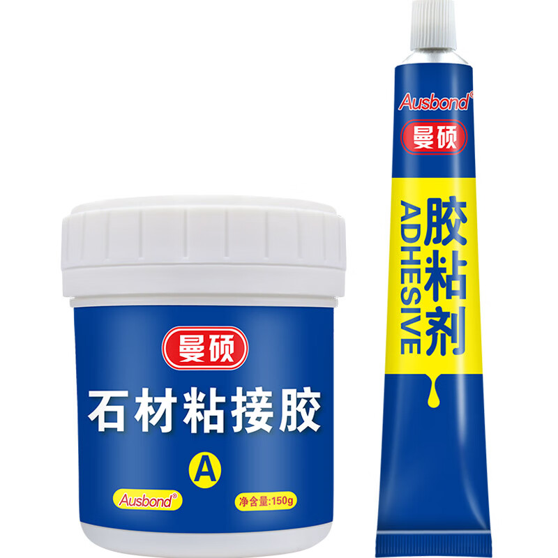 奥斯邦（Ausbond）沾大理石胶水拼接补缝粘石头防水云石胶岩石岩板裂缝修补胶石材结构干挂ab胶密封粘合剂-融创集采商城