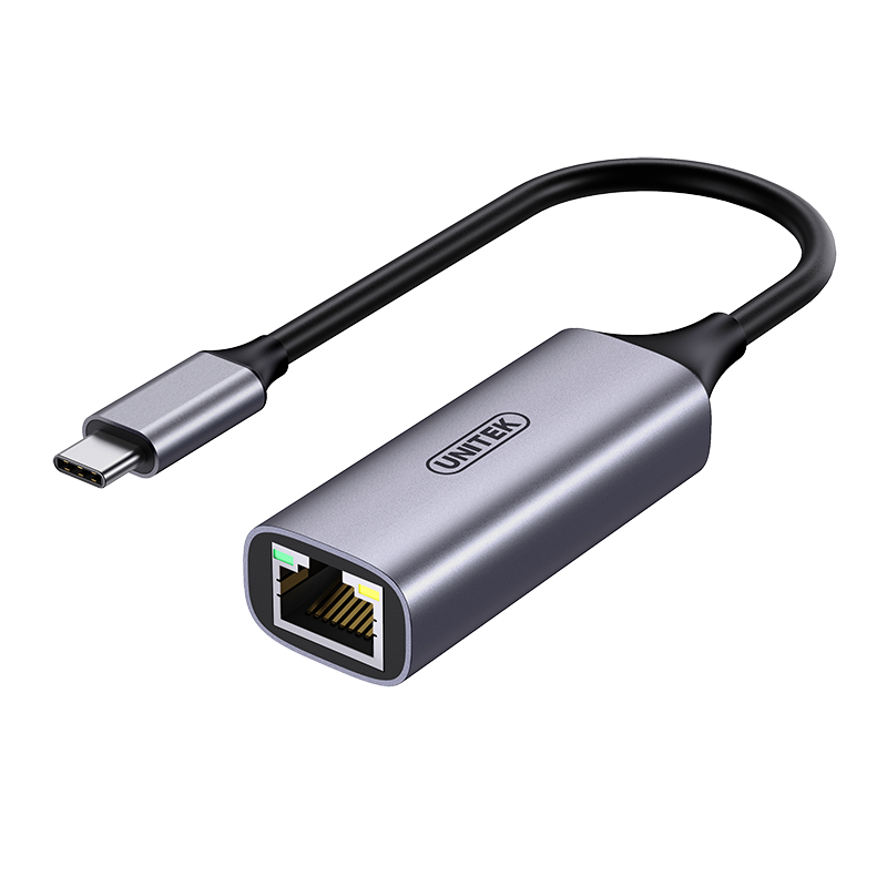 优越者(UNITEK)Type-C扩展坞 千兆网卡网口转换器苹果华为笔记本电脑PD供电款USB-C转rj45网线分线器 U323A-融创集采商城