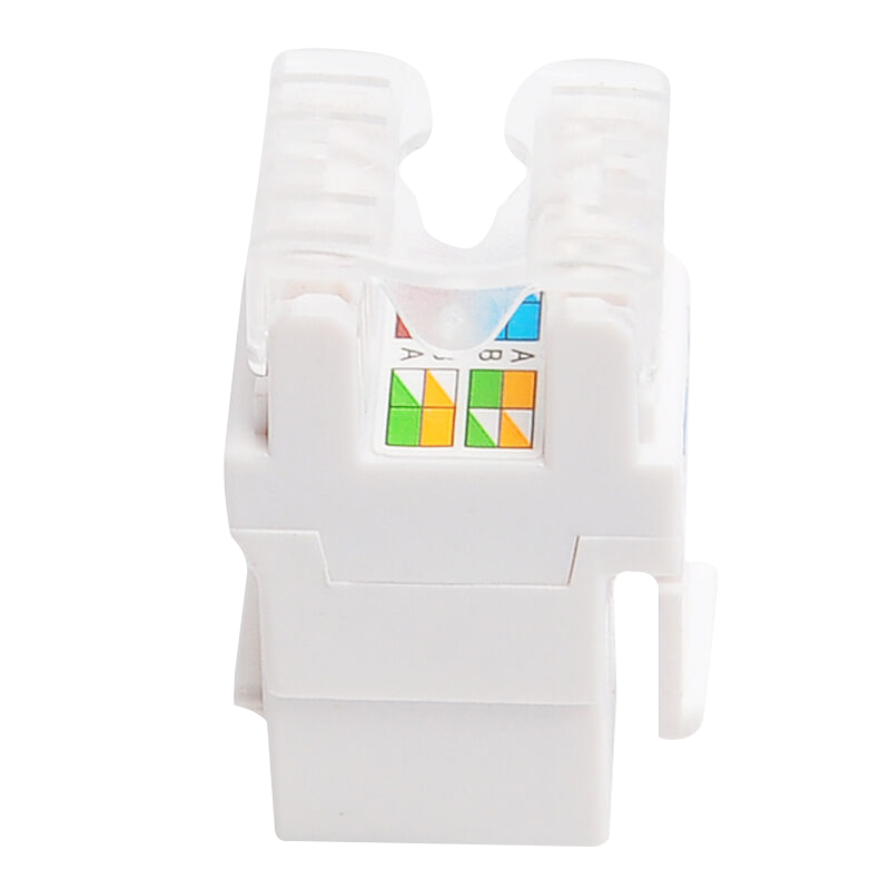 三堡（SMT）超五类网络模块 CAT5e网络信息面板插座连接器 RJ45水晶头母座电脑网线连接头 面板内置接线模块-融创集采商城