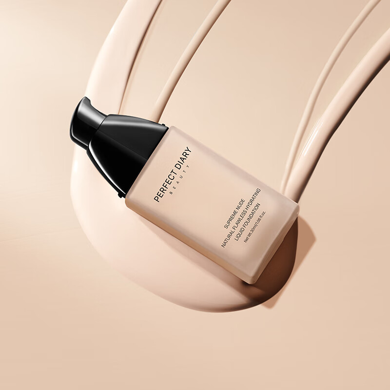 完美日记（PERFECT DIARY）轻薄无瑕粉底液P00 30ml（隐形毛孔不易脱妆高遮瑕保湿粉底液）_完美日记（PERFECT DIARY）
