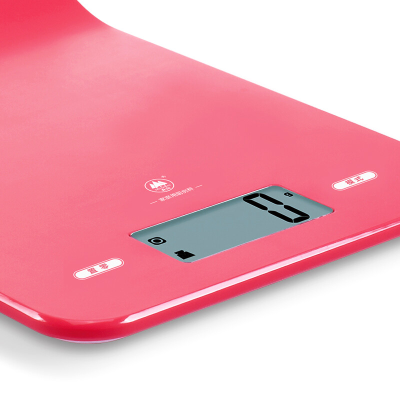 香山厨房秤高精度可悬挂烘焙称食物秤EK816(蜜桃粉)_香山