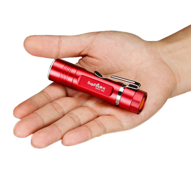 神火(supfire)UV04 可变焦荧光剂检测笔 395nm紫光测试手电筒 紫光灯 化妆品面膜验钞紫外线灯_神火（supfire）