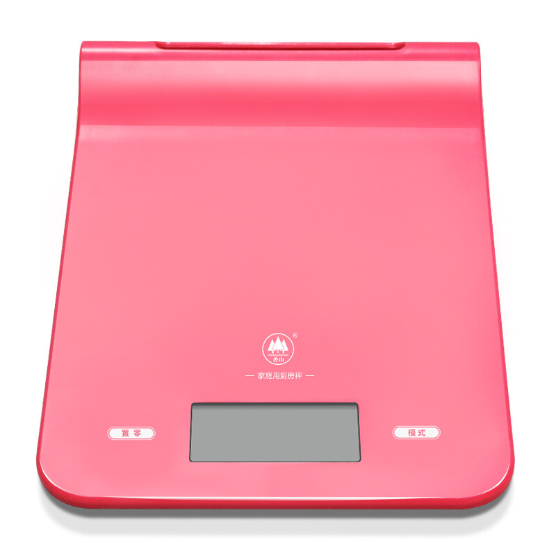 香山厨房秤高精度可悬挂烘焙称食物秤EK816(蜜桃粉)_香山